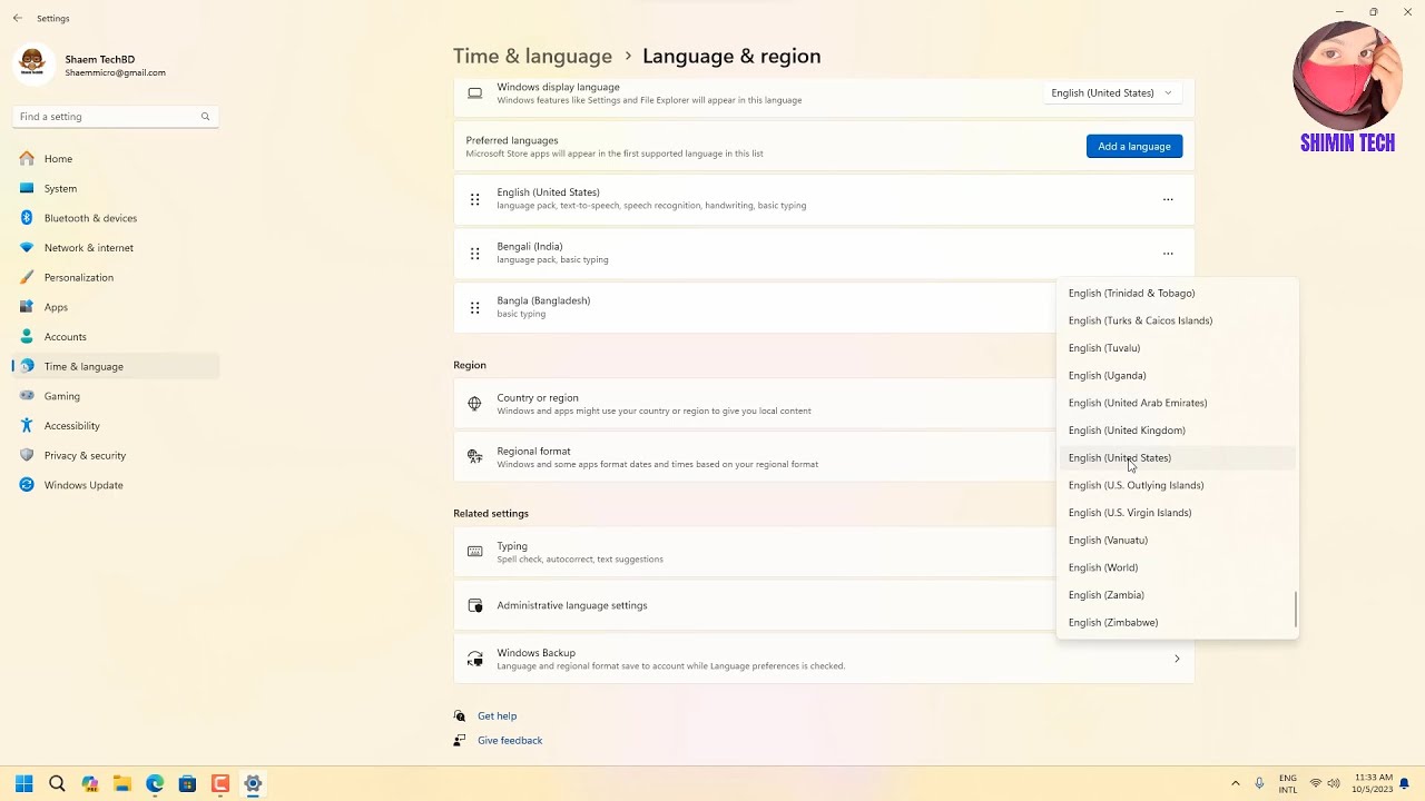 How to Change Regional Format in Windows 11 - YouTube