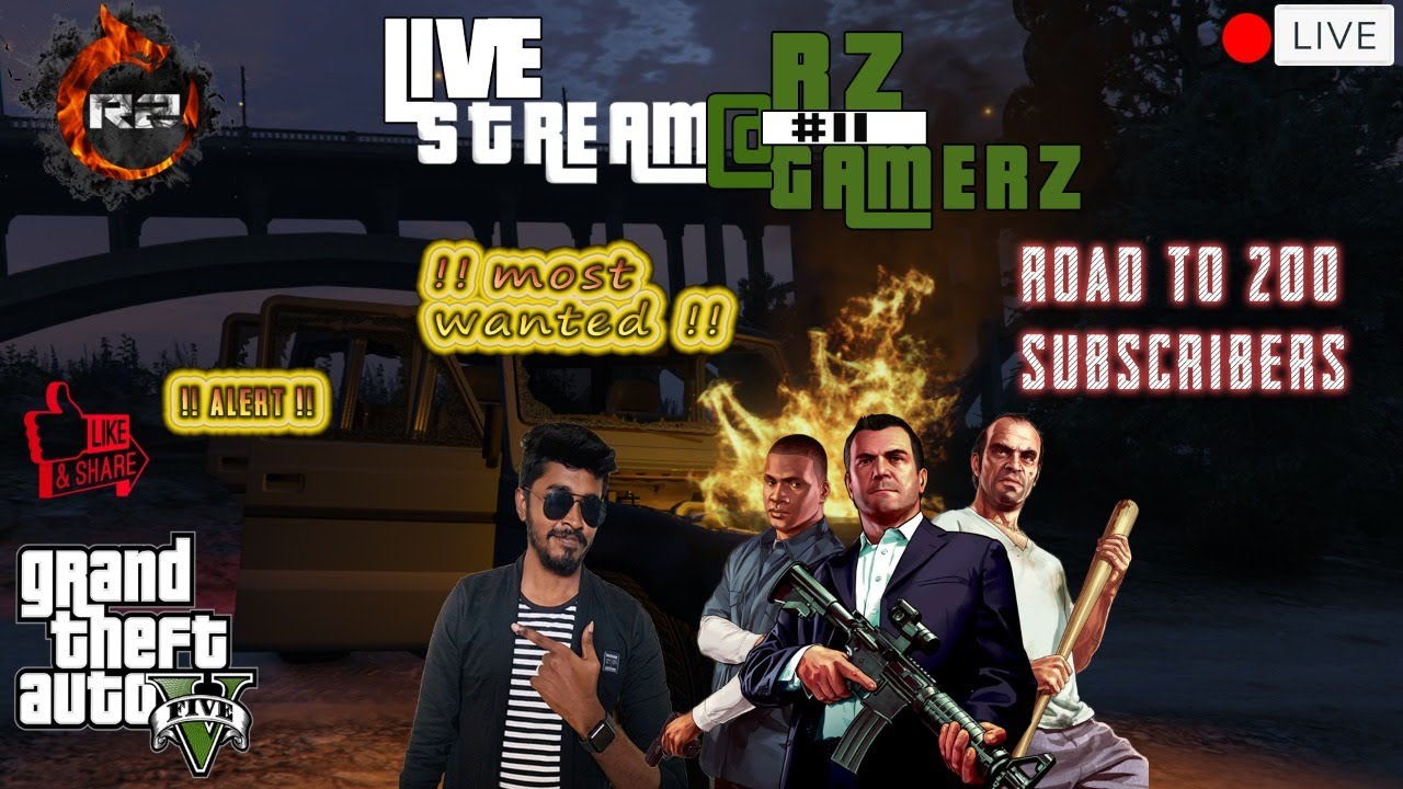 🔴LIVE : GTA V LIVE STREAM | STORY MODE | #11 | GAMEPLAY | TAMIL | RZ ...