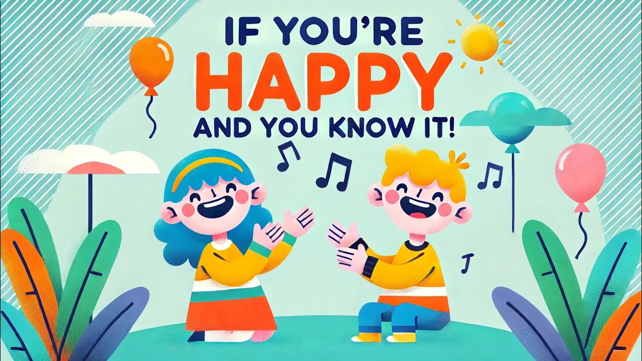 **"If You're Happy and You Know It Clap Your Hands! 🎶🎉 | Fun Kids Song ...