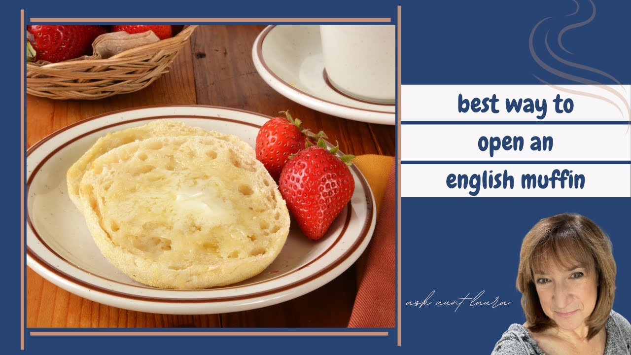 Quick tip to opening an english muffin - YouTube