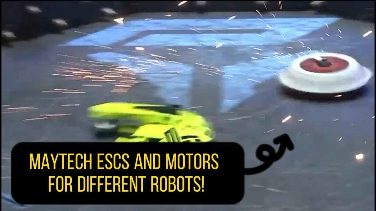 Maytech Motors and ESCs for Different Robots - YouTube