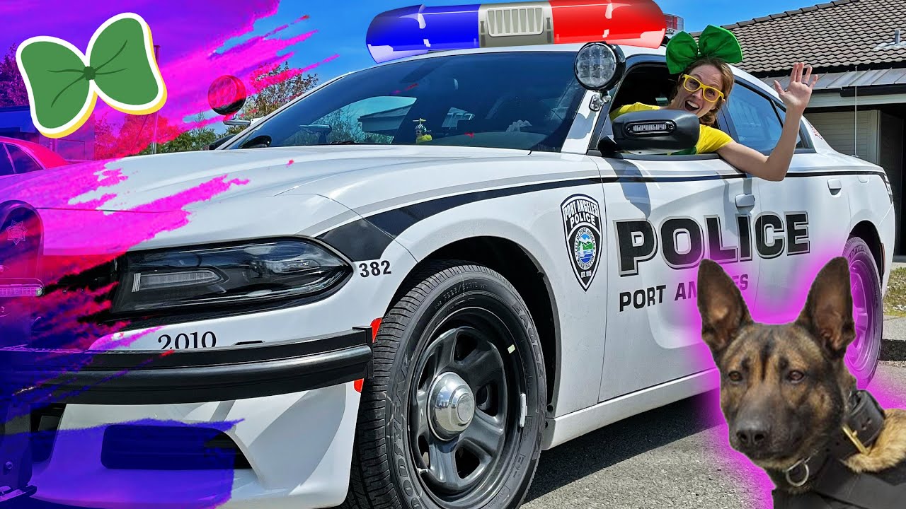Police Officers, Patrol Cars and K-9 Dogs With Brecky Breck - YouTube