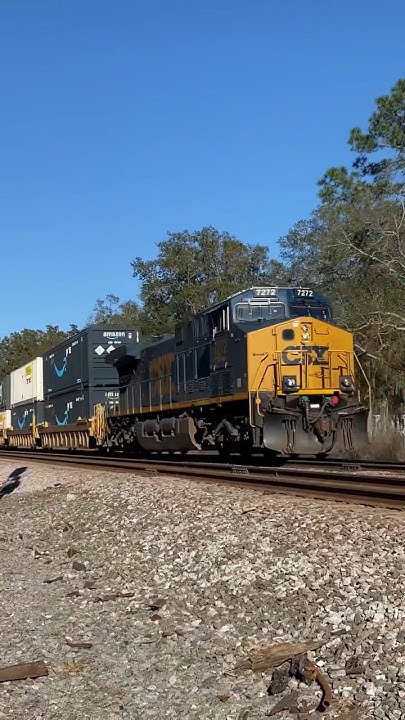 CSX DPU on Priority Intermodal I026 through Crawford, Florida - YouTube