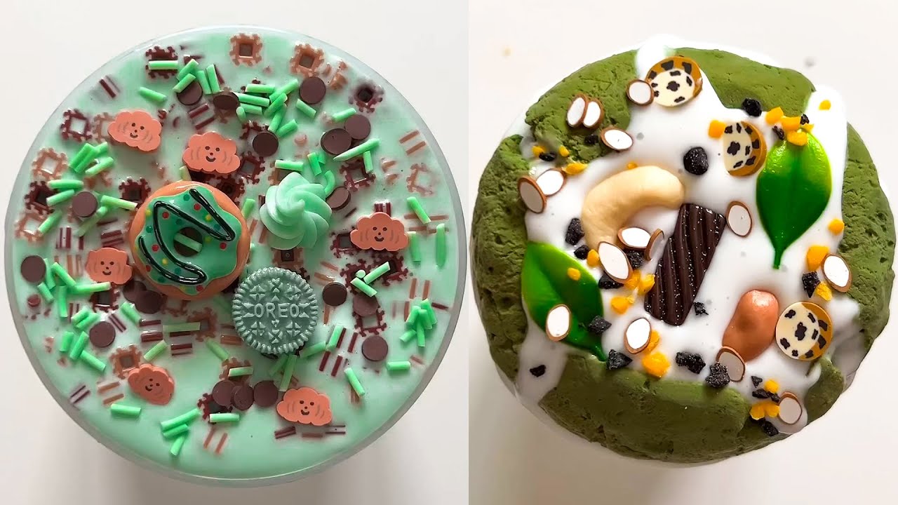Satisfying Oreo and Donuts Slime Mixing Video | Relaxing Slime Videos ...