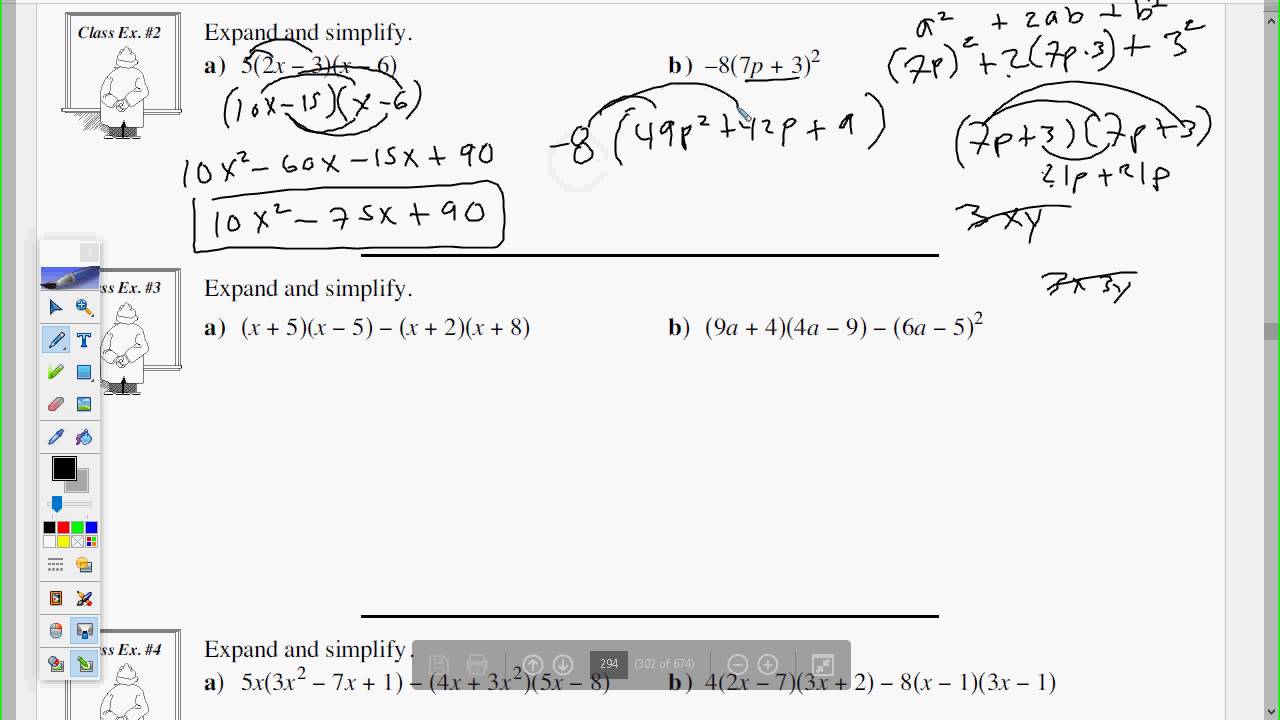 Unit 2 Lesson 4- Multiplying Polynomials (Math10) - YouTube