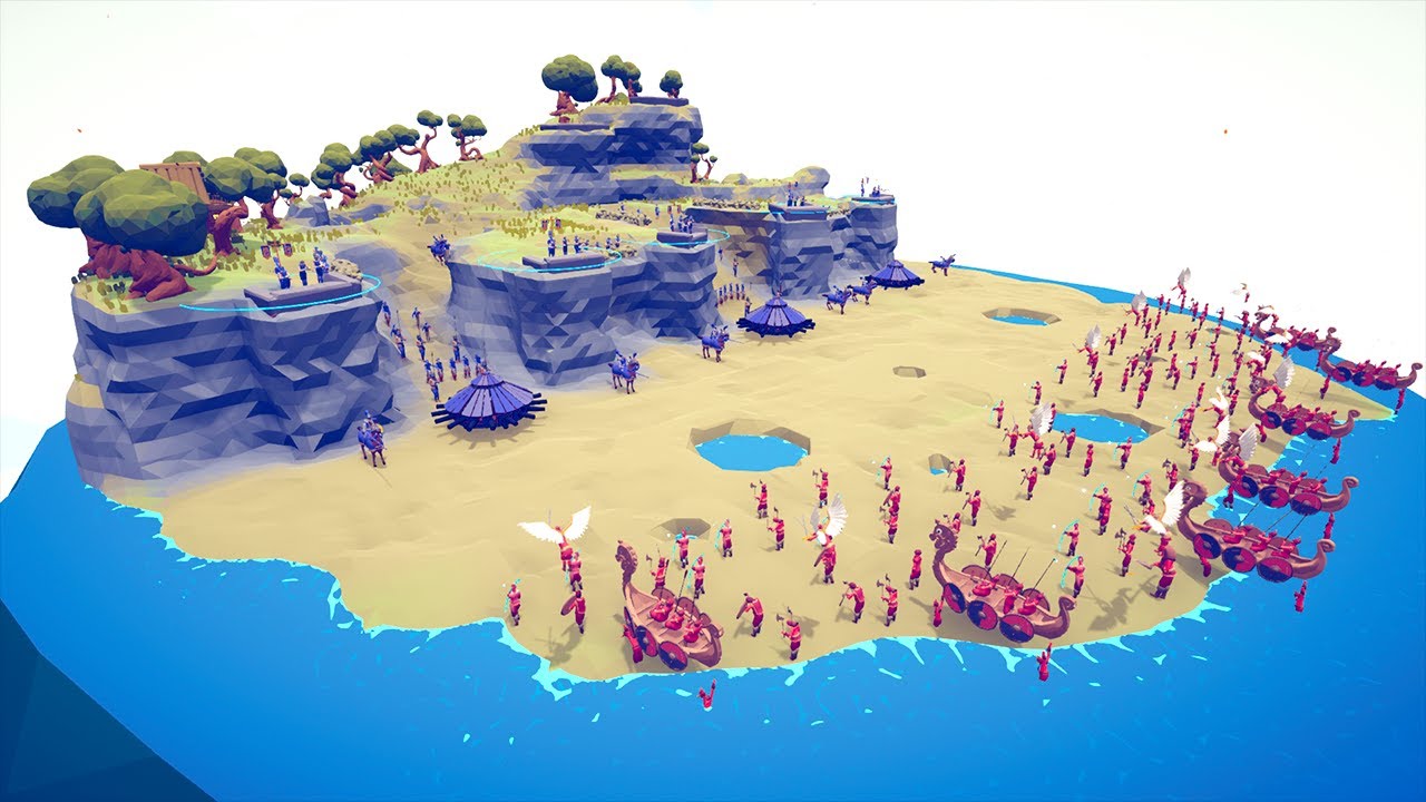 VIKING FACTION vs MEDIEVAL, DYNASTY, RENAISSANCE FACTIONS 🤜 | Totally Accurate Battle Simulator ...