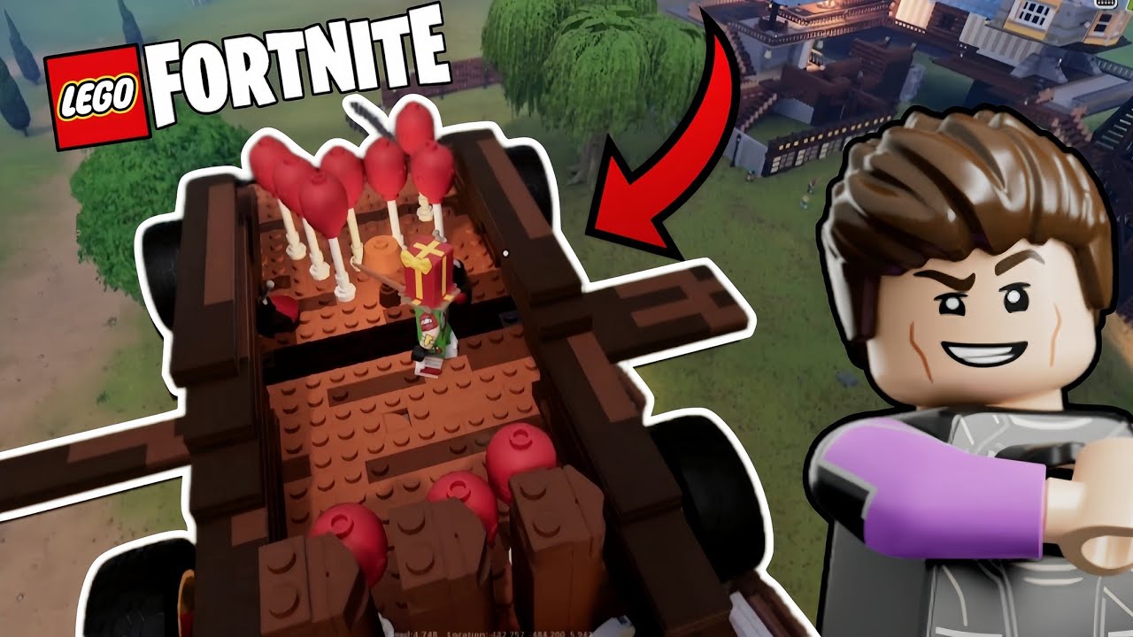I MADE The best flying car IN LEGO Fortnite - YouTube