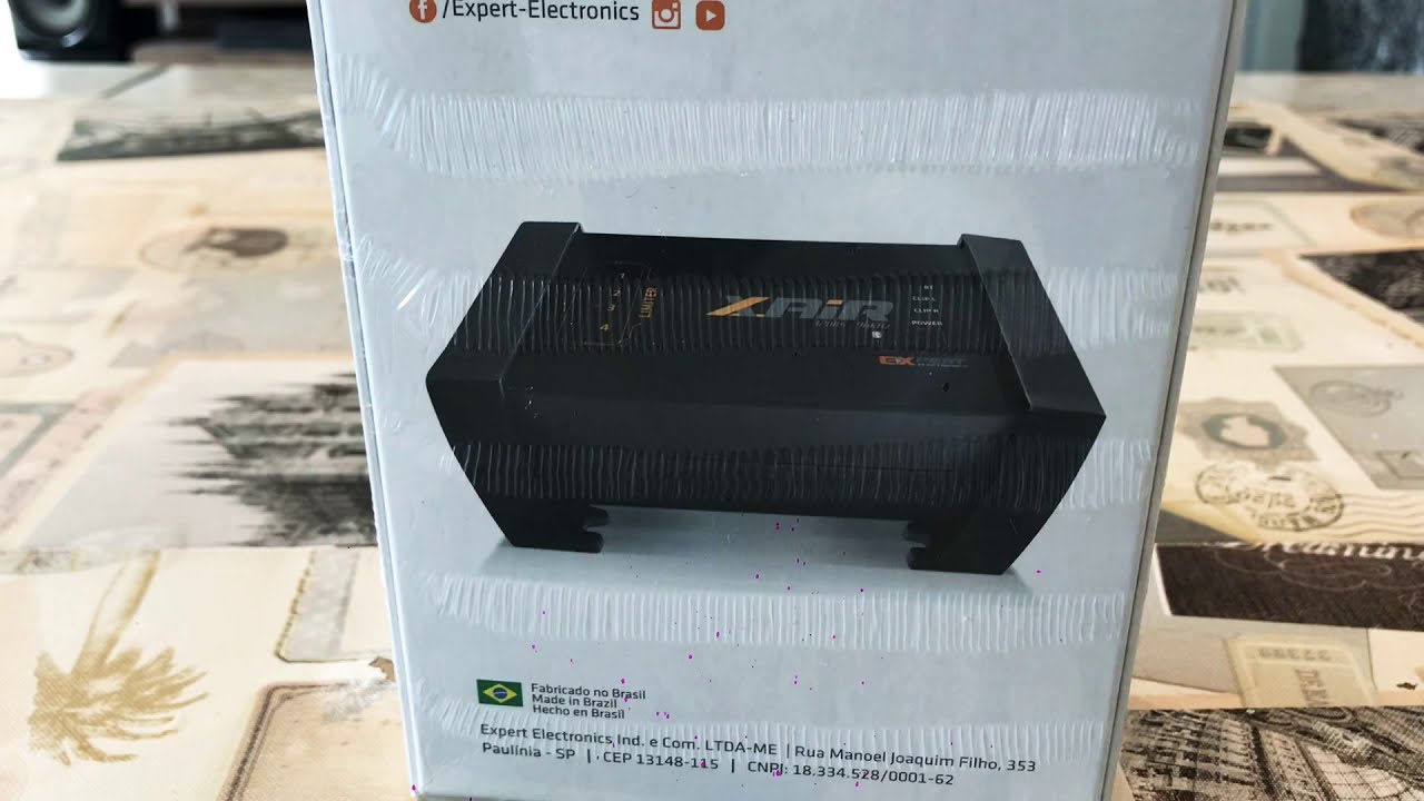 Processador X6 Air da Expert unboxing 6 canais bluetooth - YouTube