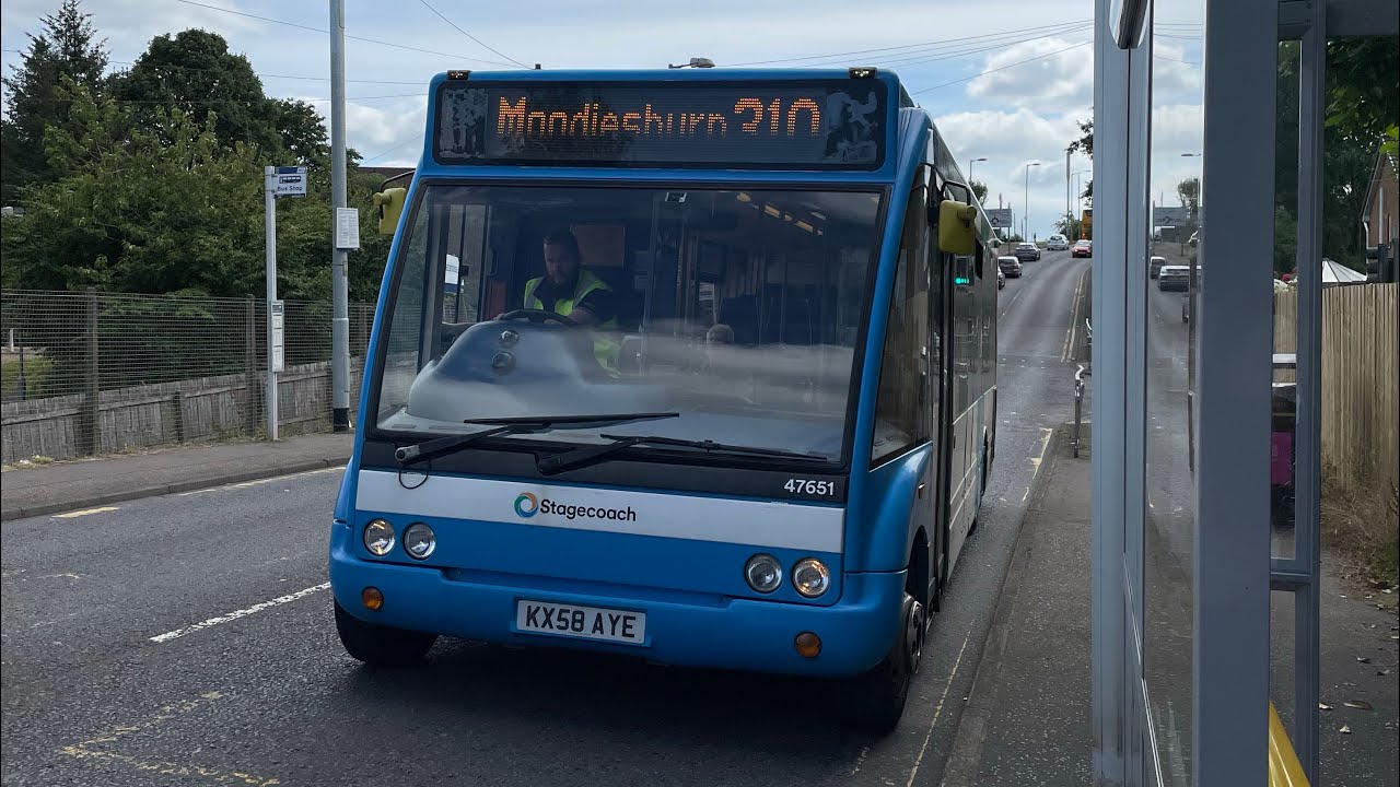 *Powerful* Stagecoach West Scotland MAN DO834 Optare solo 47651 (KX58 ...