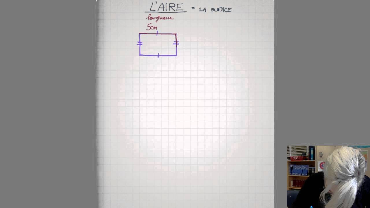 Maths: Calculer l'aire d'un rectangle - YouTube