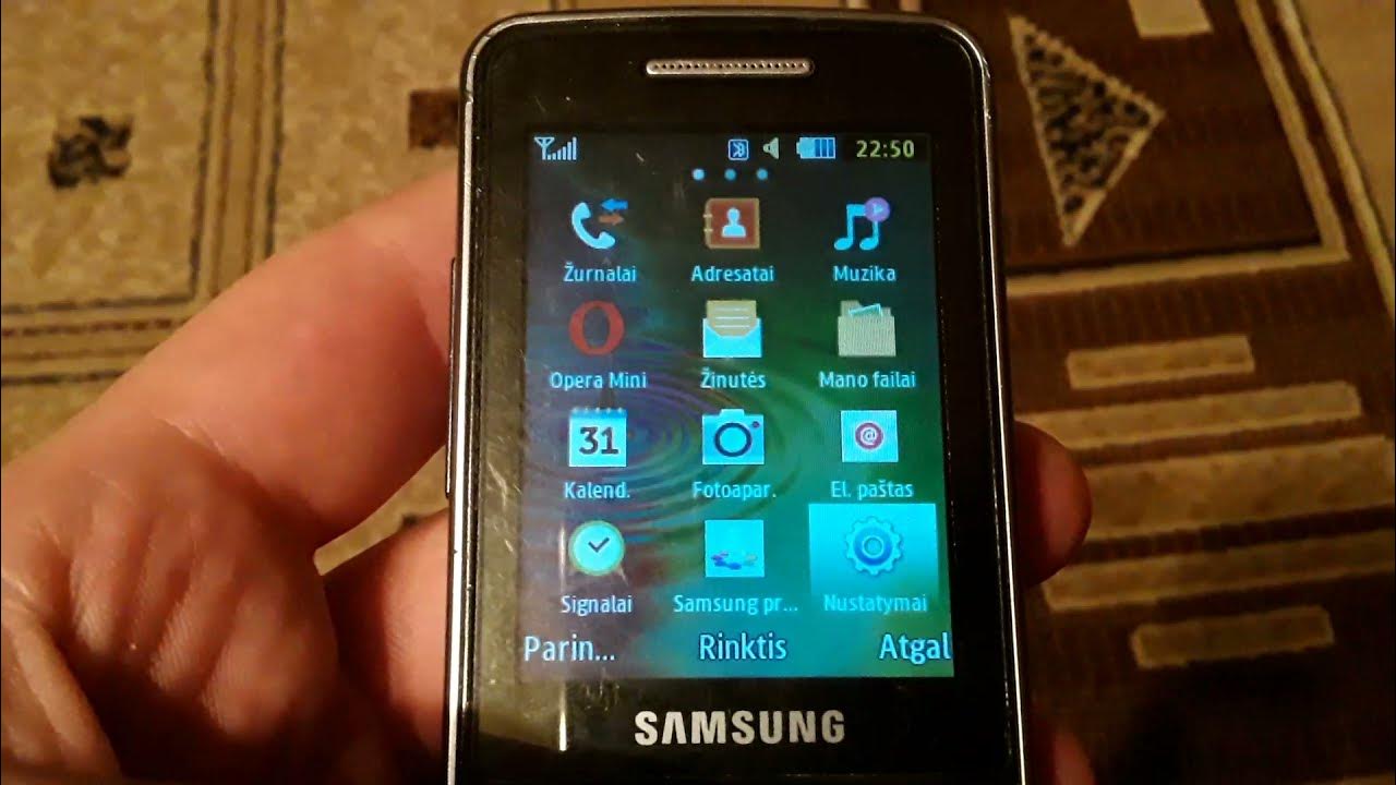 Samsung GT-S5611 - Languages - YouTube