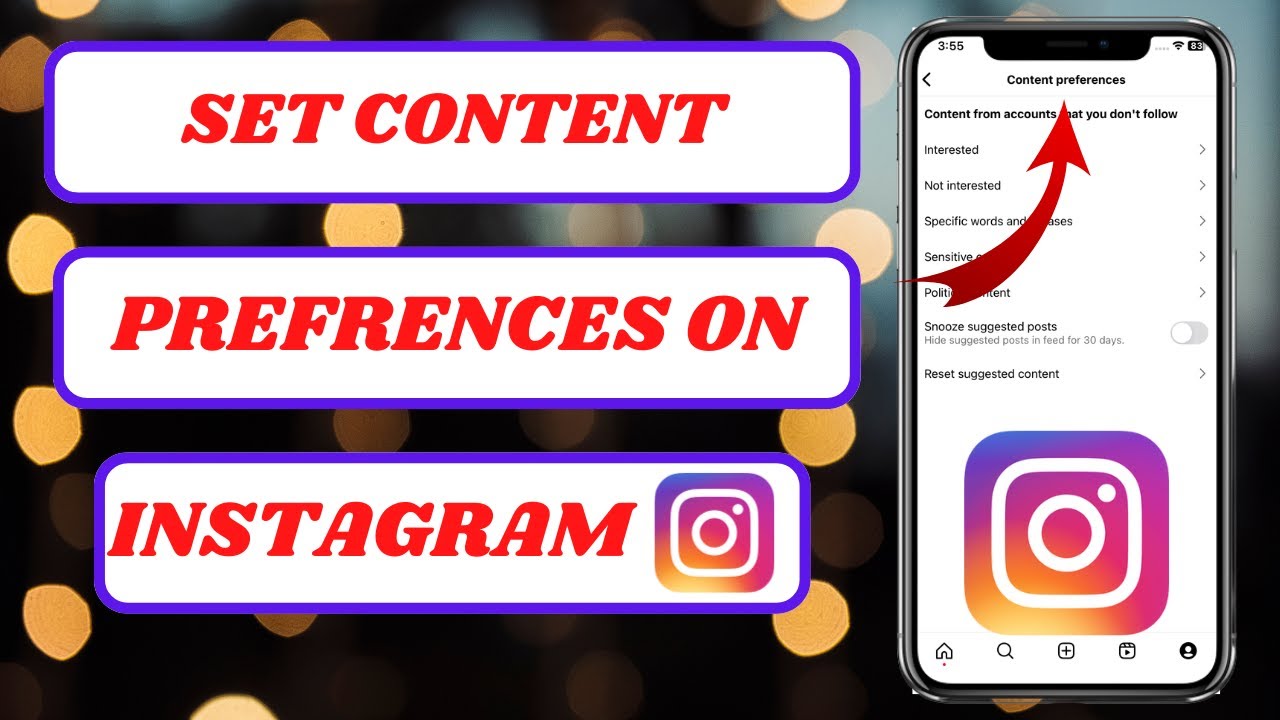 How to Set Content Preferences on Instagram | Control Your Feed ...