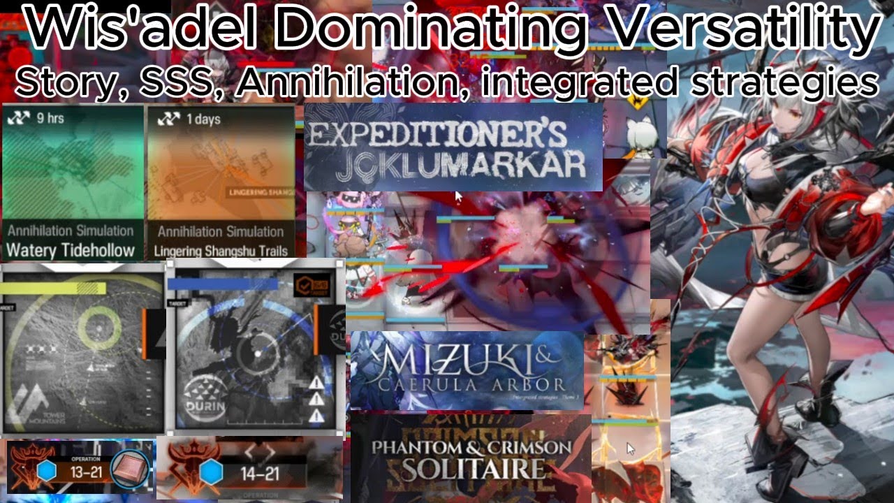 Arknight Wis'adel dominating versatility in almost all gameplay - YouTube