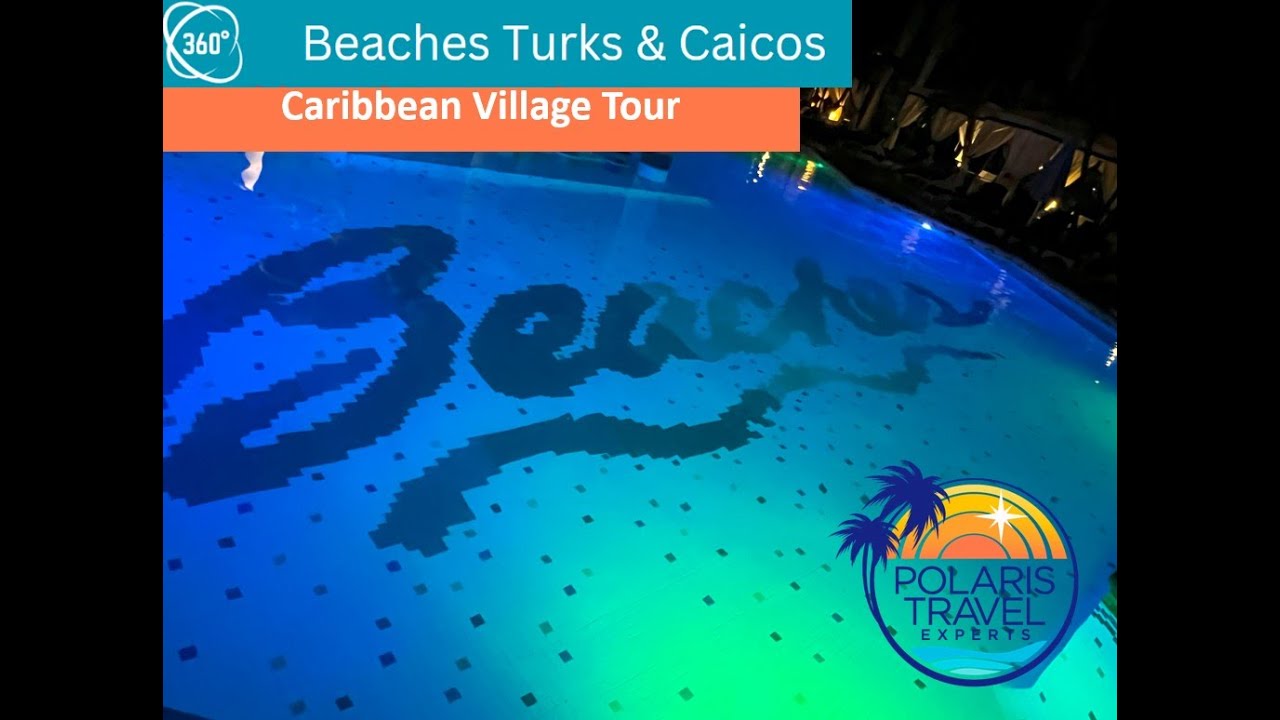 360 Tour of Beaches Turks and Caicos Caribbean Village - YouTube