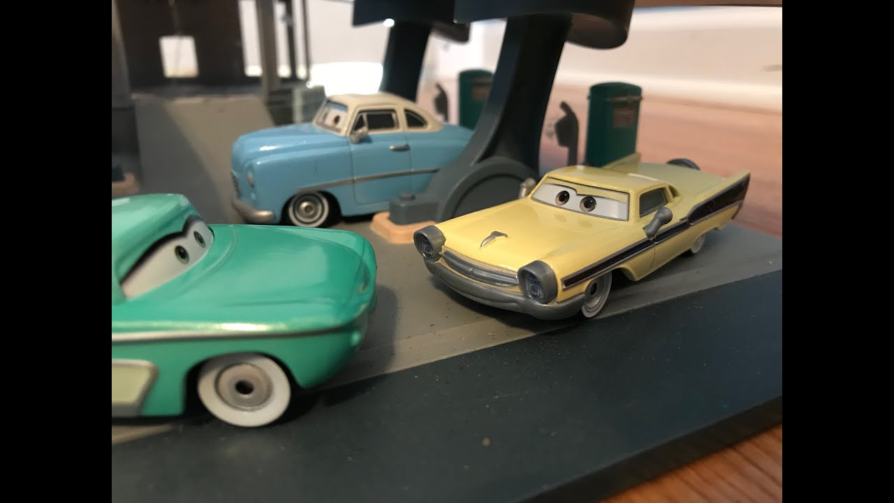 Disney Cars Nicky B. and Flo Review - YouTube