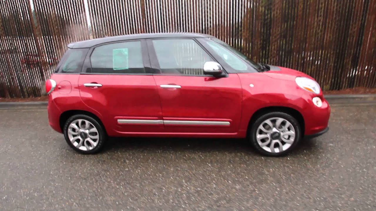 2014 Fiat 500L Lounge | Lava Red | EZ013479 | Redmond | Seattle - YouTube