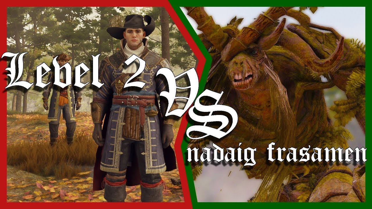 Greedfall - Defeating the Forest Guardian at Level 2 - YouTube