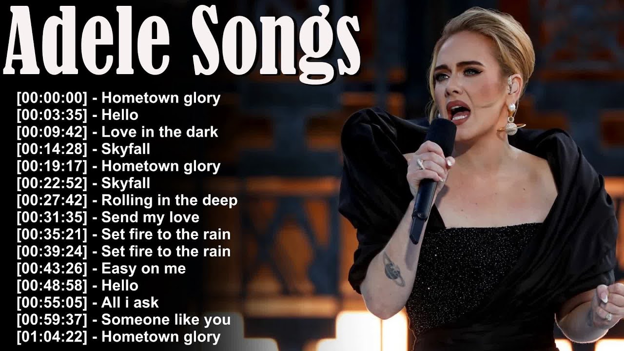 Adele 🔥 Ballads for every broken heart and every soul looking for a ...