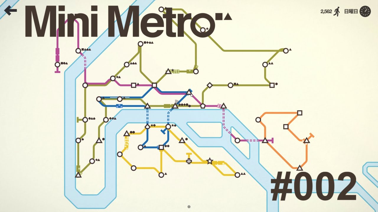 Mini Metro #002【実況プレイ】 - YouTube