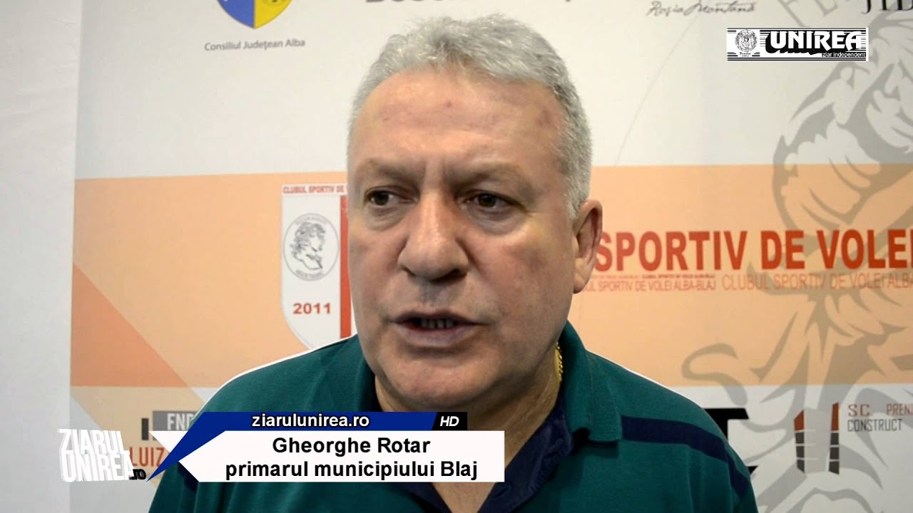 Gheorghe Rotar primar Blaj | ziarulunirea.ro - YouTube