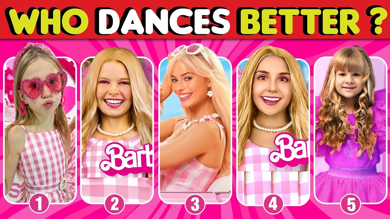Who Dances Better? Barbie Edition 👧💗 Like Nastya, Mila Marwah, Salish ...