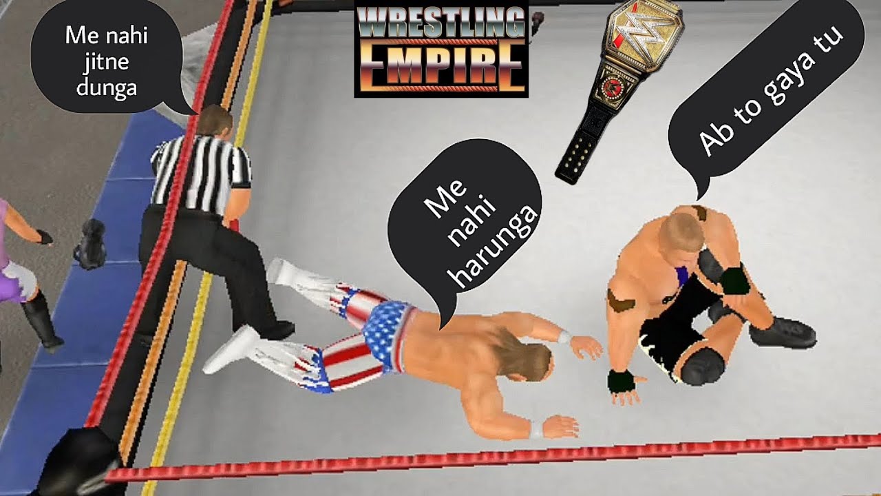 World championships match Baby bull gave up | Wrestling Empire Gameplay ...