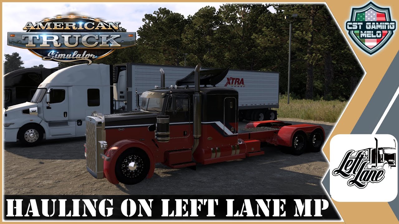 🔴ATS | First time on a public server | Hauling on Left Lane Multiplayer ...