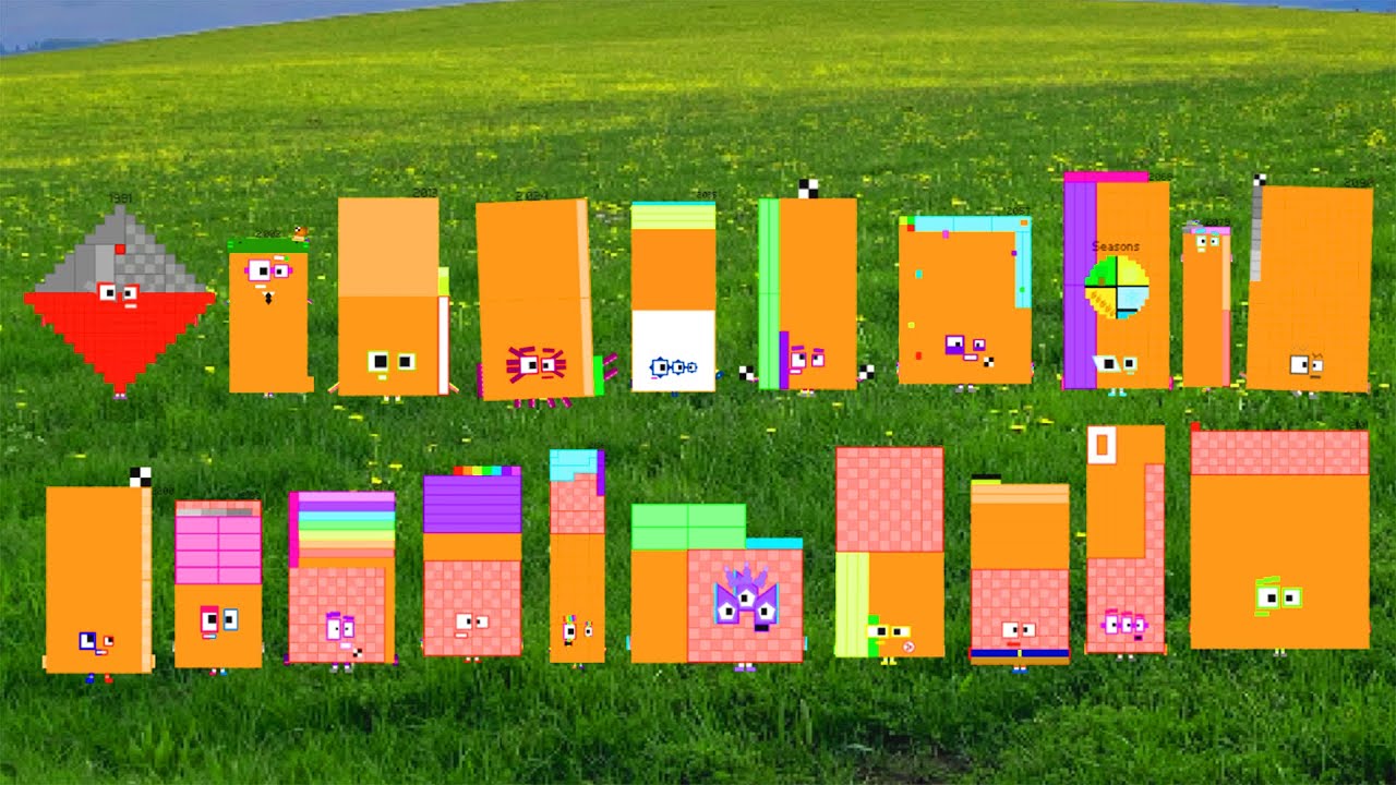 Numberblocks Band Retro 11's But 181 to 200 Mega Band WIP - YouTube
