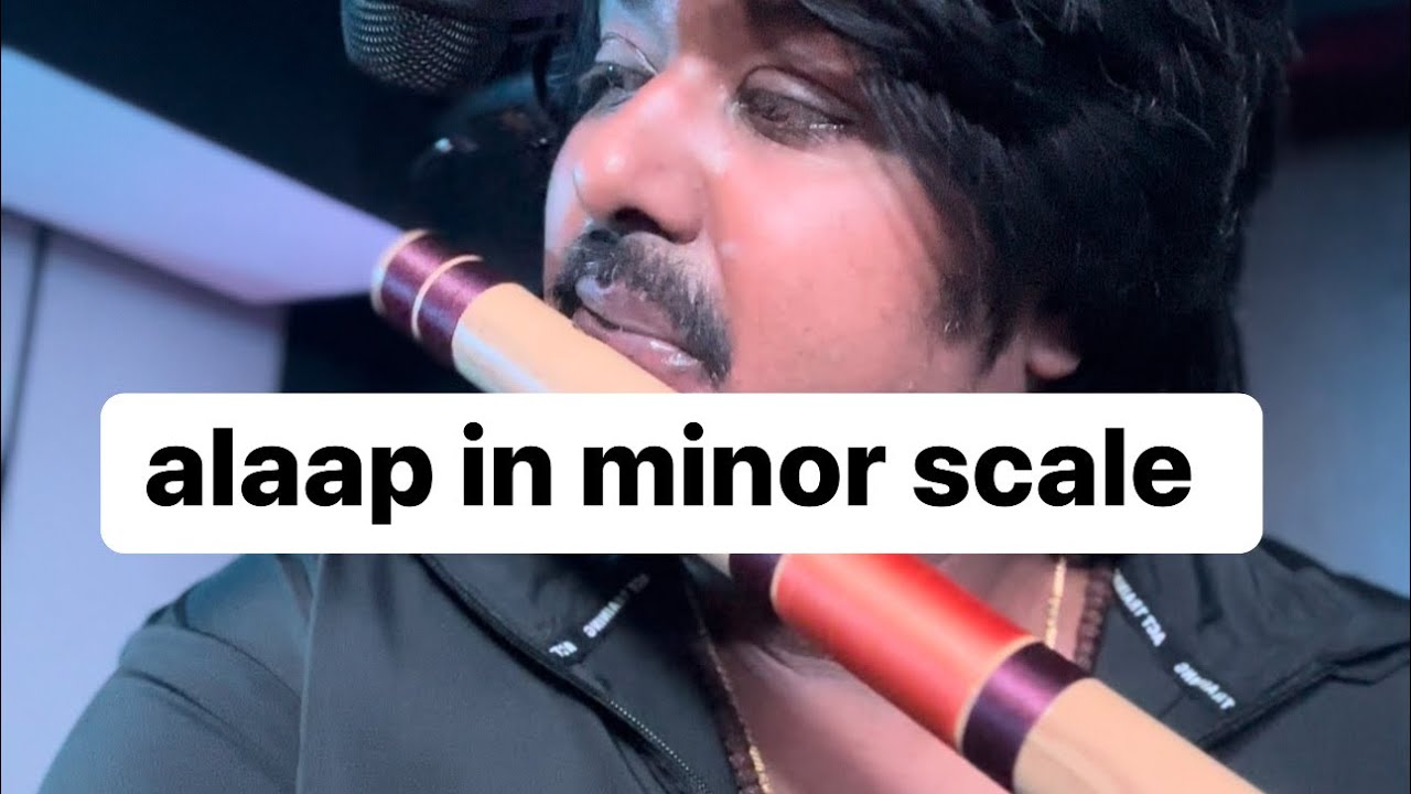 Alaap in minor Scale ! Paras Nath ! Flute instrumental! Free style ...