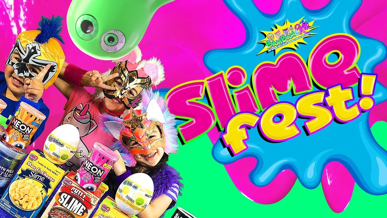 Slime Fest! Food Slime and Slime Experiment! - YouTube
