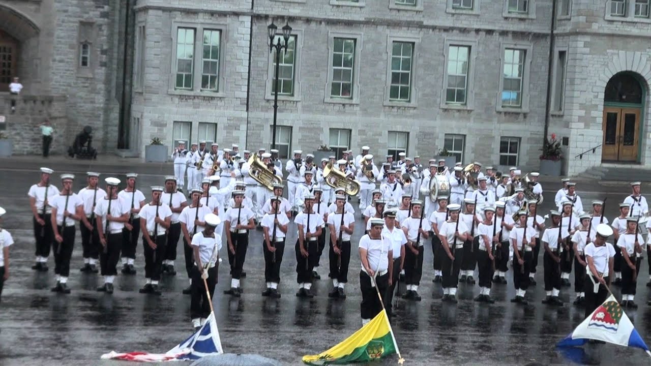 HMCS Ontario Ceremony of the Flags 10 Aug 2012 - Part II - in the wind ...