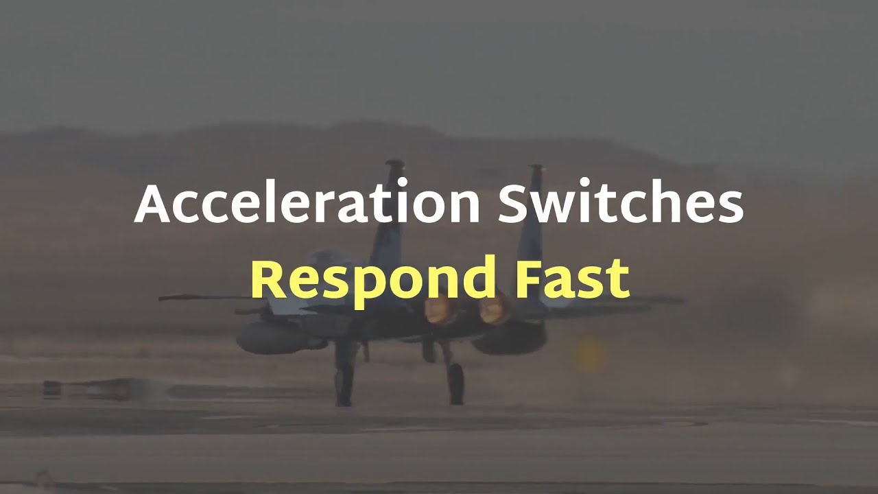 Acceleration Switches Respond Fast - YouTube