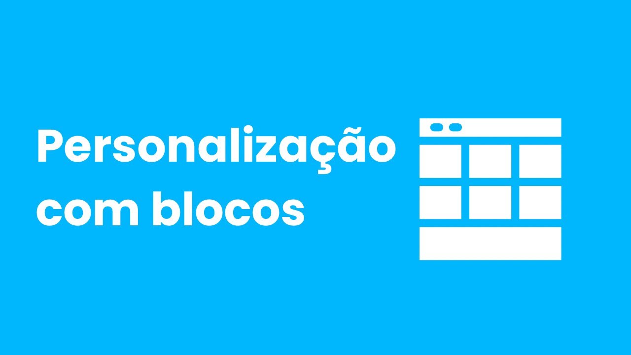 Como personalizar sua loja na Meloja com os blocos - YouTube