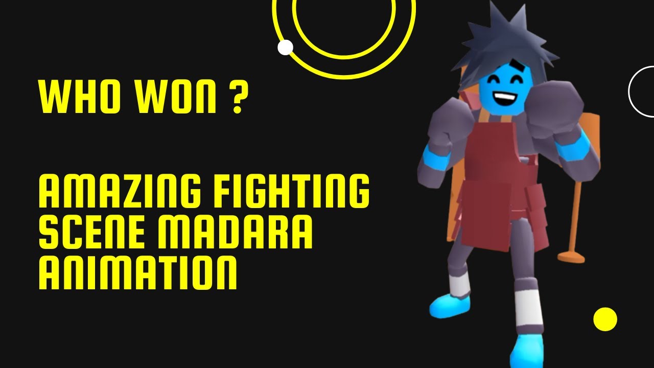 AMAZING FIGHTING SCENE MADARA ANIMATION : WHO WON? - YouTube