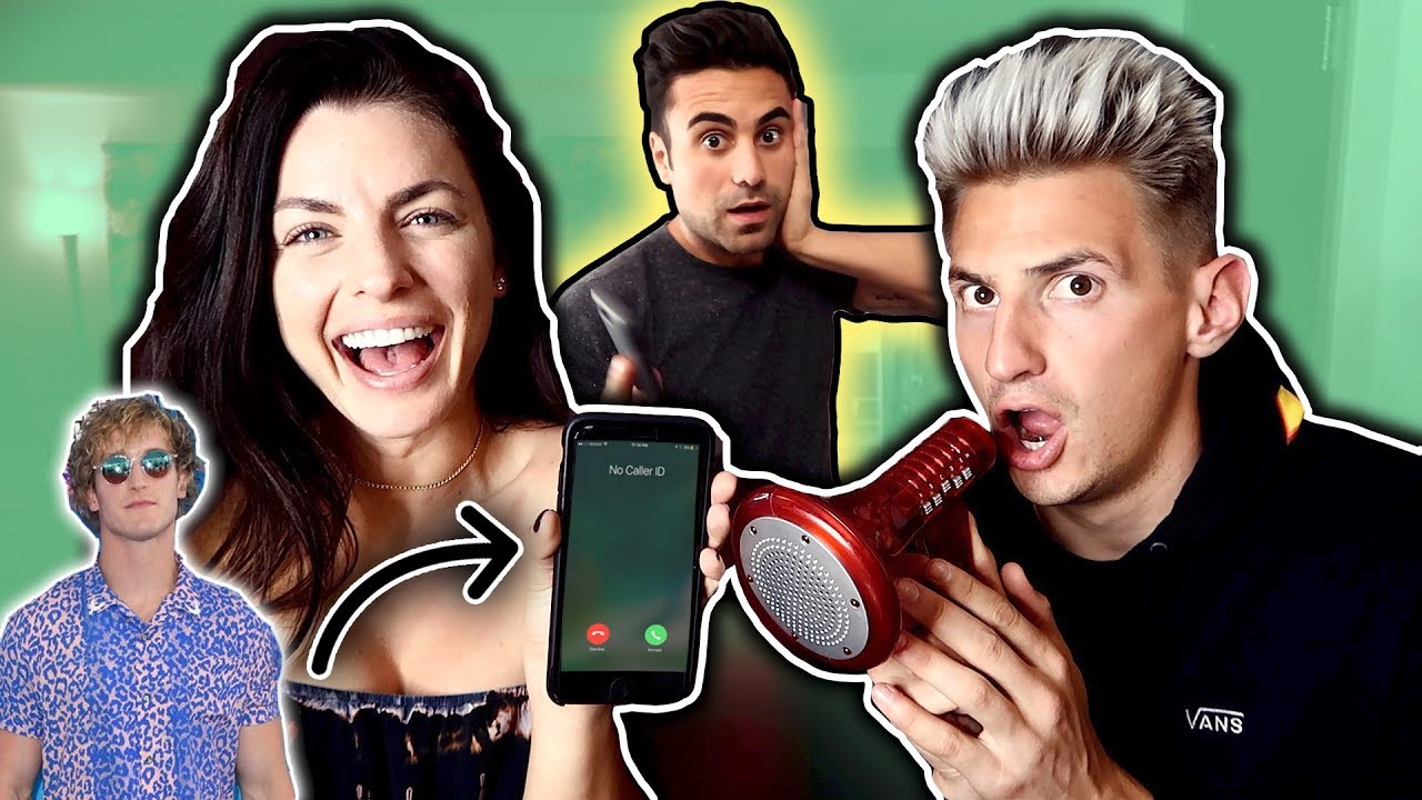 Someone is STALKING us... **SCARY PHONE CALL PRANK** - YouTube