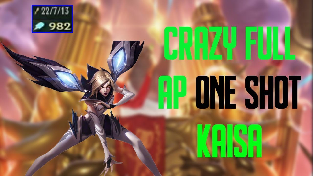 KAISA URF GAME | CRAZY FULL AP ONE SHOT URF! - YouTube