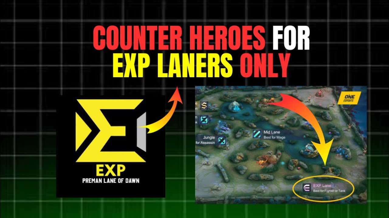 COUNTERS FOR EVERY META HERO IN EXP LANE!(2025) - YouTube