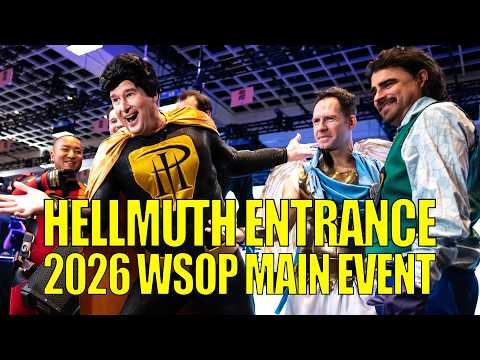 Phil Hellmuth WSOP 2026 Main Event Grand Entrance