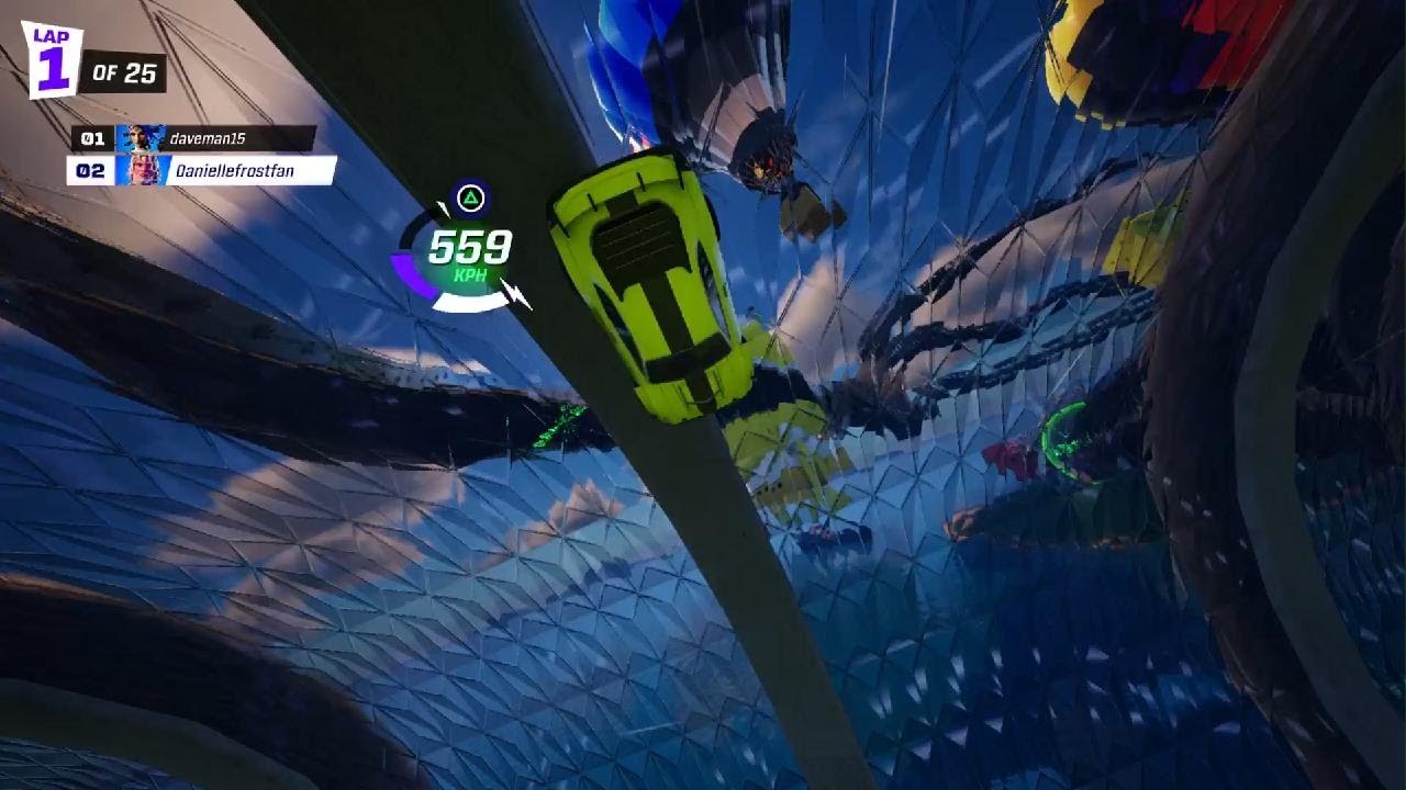 Getting dizzy in Fortnite racing with David - YouTube