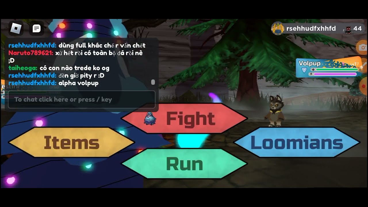 battling gleaming volpup in loomian legacy - YouTube