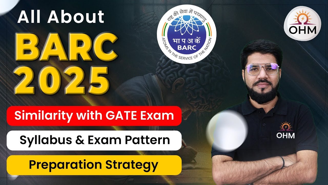 BARC 2025 Master Plan | Similarities with the GATE Exam | Syllabus ...