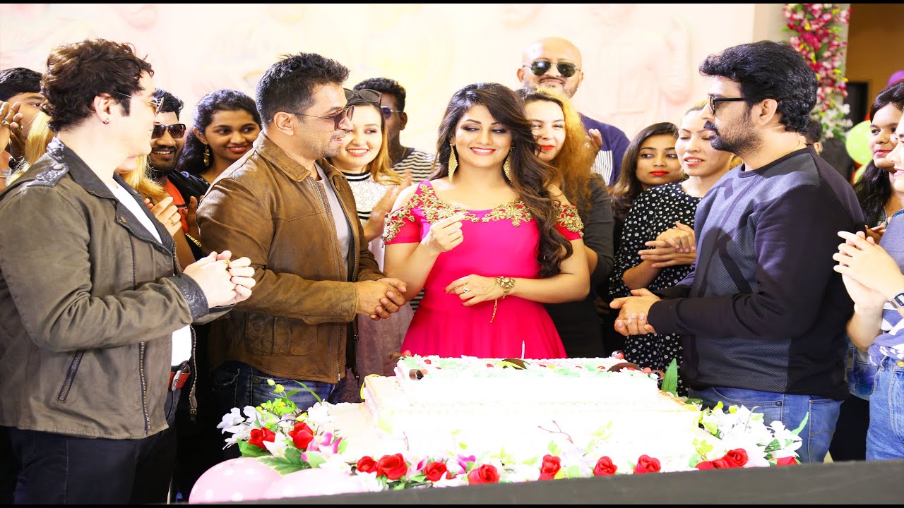 Radhika kumaraswamy,Arjun sarja,ss sameer's ''OPPANDA'' movie making ...