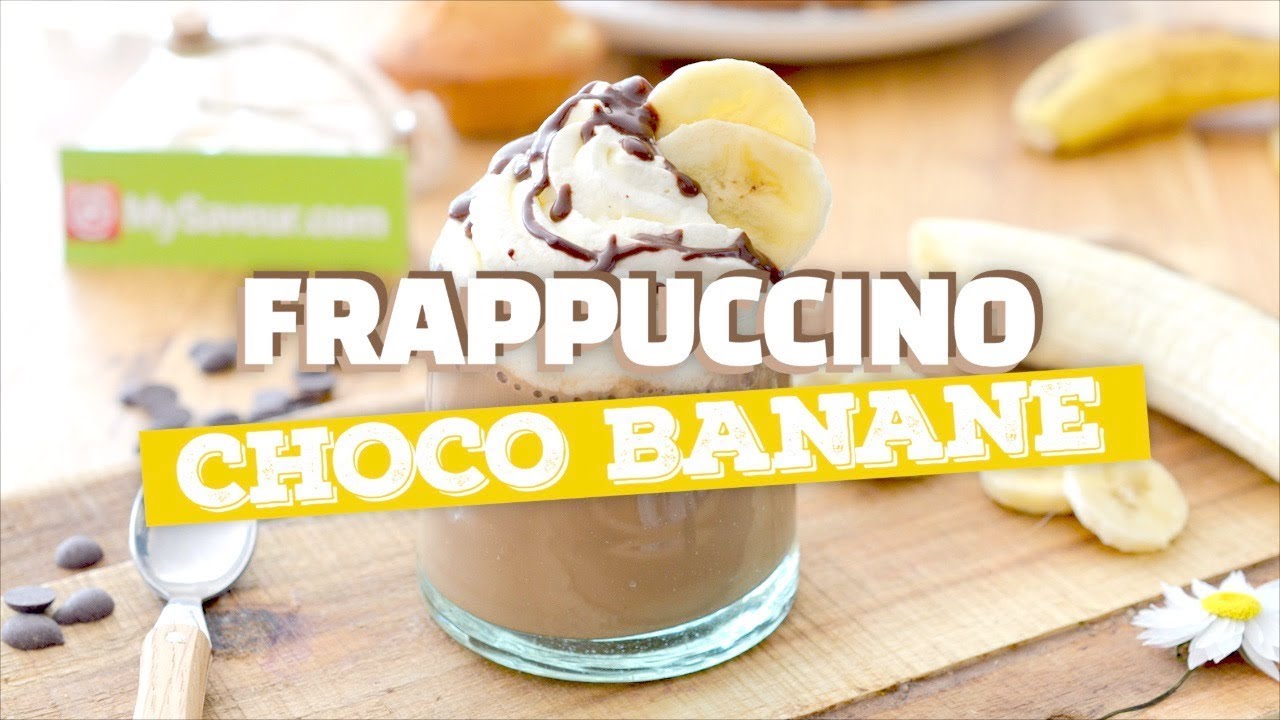 Frappuccino choco banane (recette rapido) - YouTube