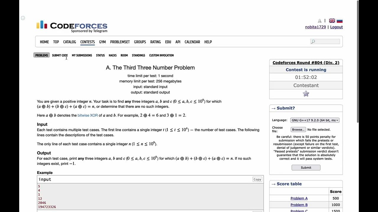 Codeforces Round #804 (Div. 2) - YouTube
