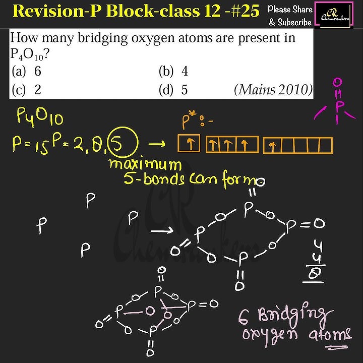 25 | P Block Elements class 12 | P block for NEET | P block for JEE | NEET PYQ with Solution # ...