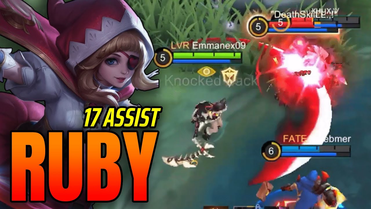 17 Assist ~ Ruby Brutal & Insane Damage - Ruby Gameplay (MLBB) - YouTube