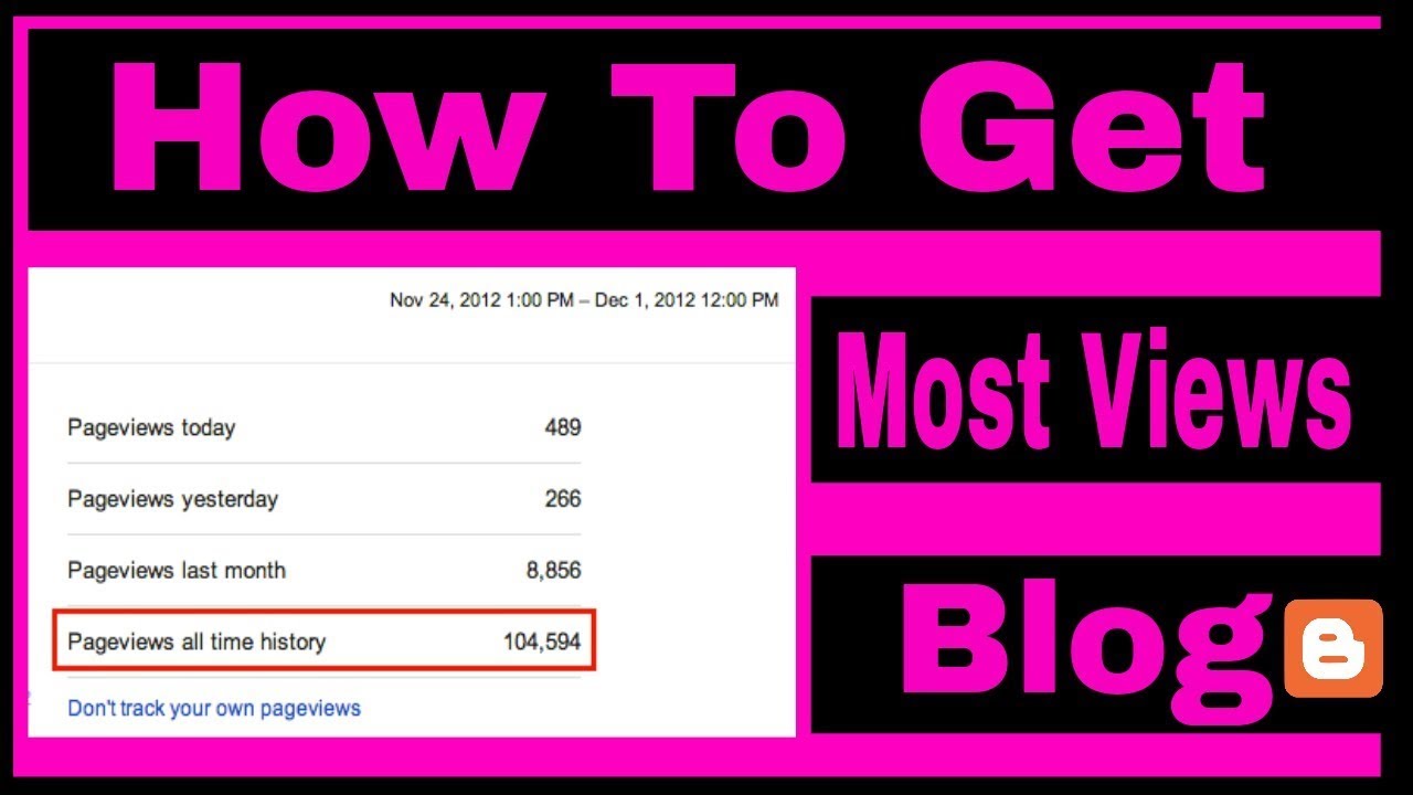 How To Get Most Views In Your Blogger In Tamil (TECH TRENDS) - YouTube