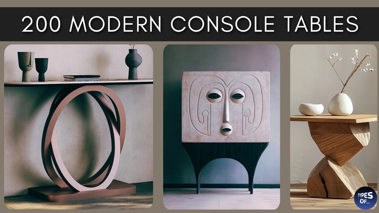 200 Modern Console Tables Ideas - YouTube