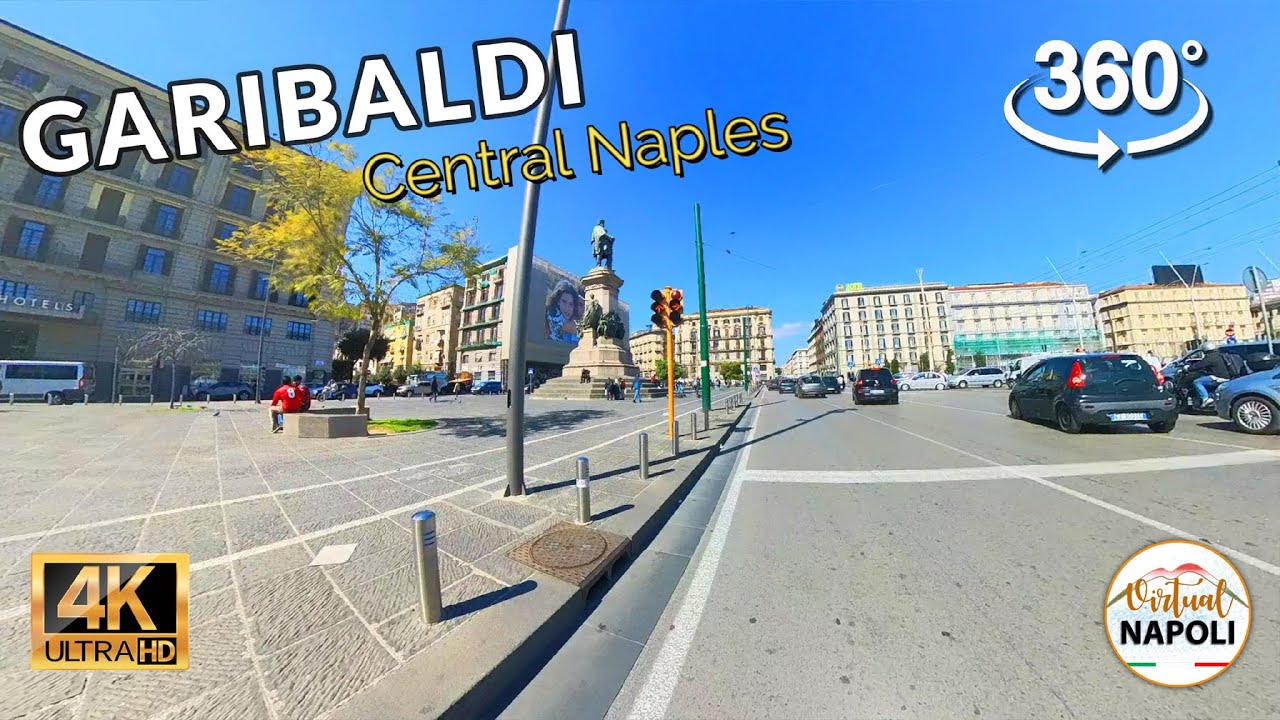 Walking Tour Napoli 360 - GARIBALDI - Central Naples 4K UHD # ...