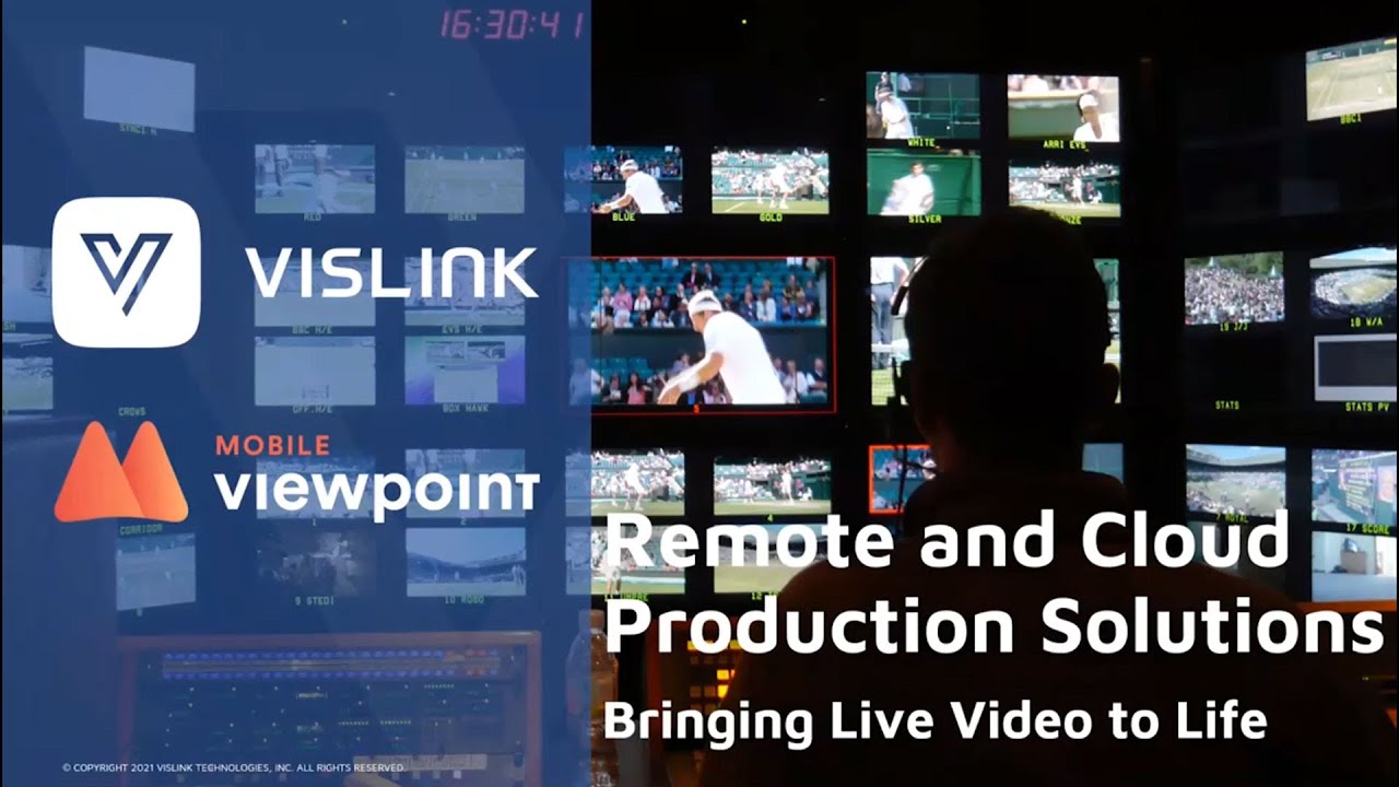 Remote & cloud production: the Vislink & Mobile Viewpoint way - YouTube